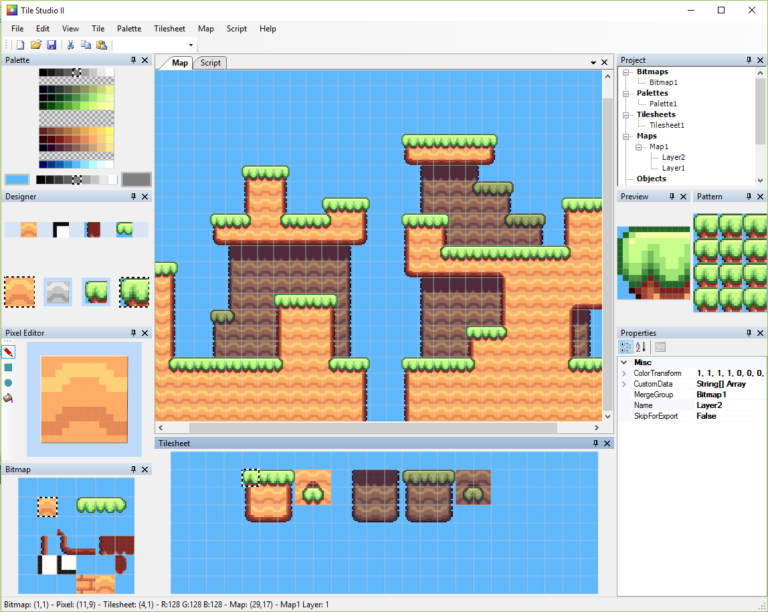 Tile Studio II | 2D Tile / Sprite / Map Editor for Games